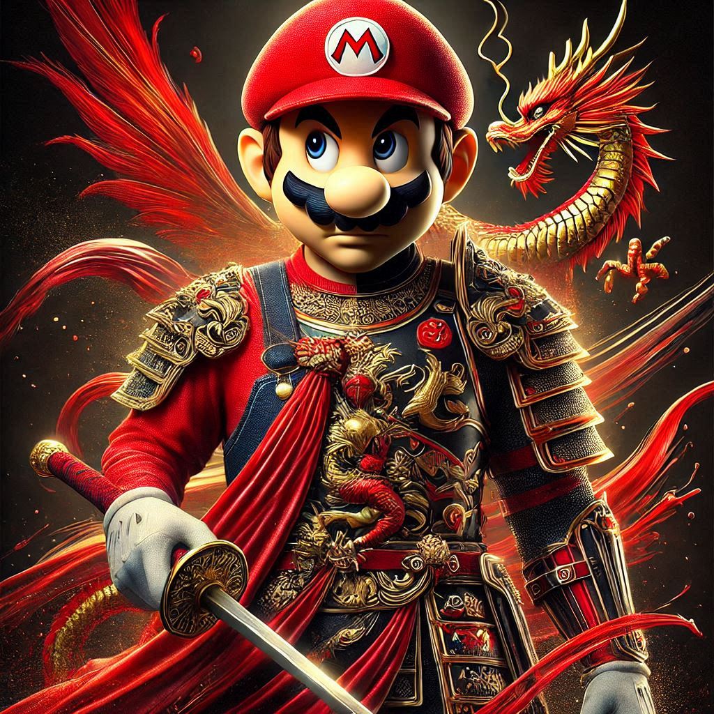 Mario - Limited Edition - Ready To Hang Canvas Hi-Res Wall Artwork – The Mad Pickler