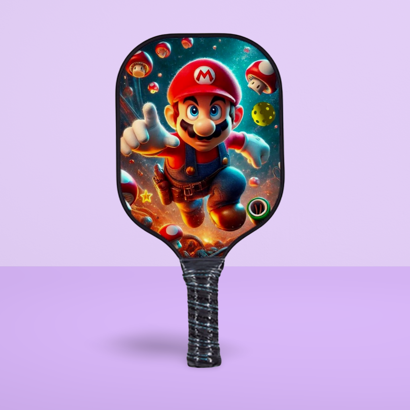 Mario - Mario Brothers - Pickleball Paddle – The Mad Pickler