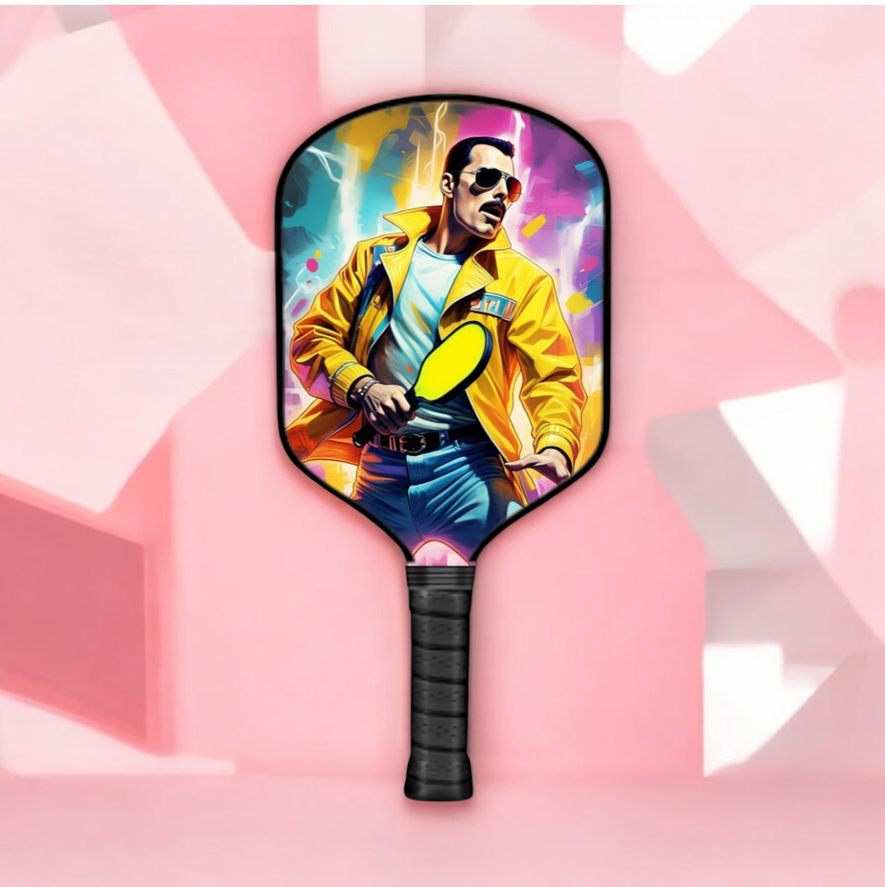 Queen - Freddy Mercury - Pickleball Paddle – The Mad Pickler