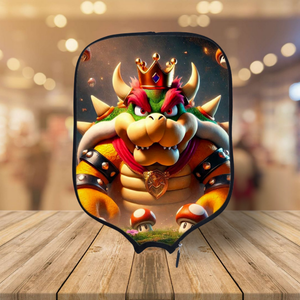 King Bowser - Mario Brothers - Pickleball Paddle Cover – The Mad Pickler