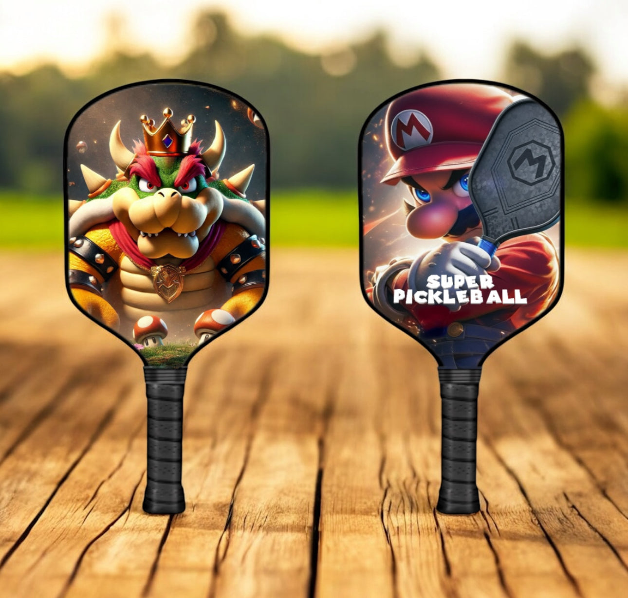 King Bowser #2 - Mario Brothers - Pickleball Paddle – The Mad Pickler