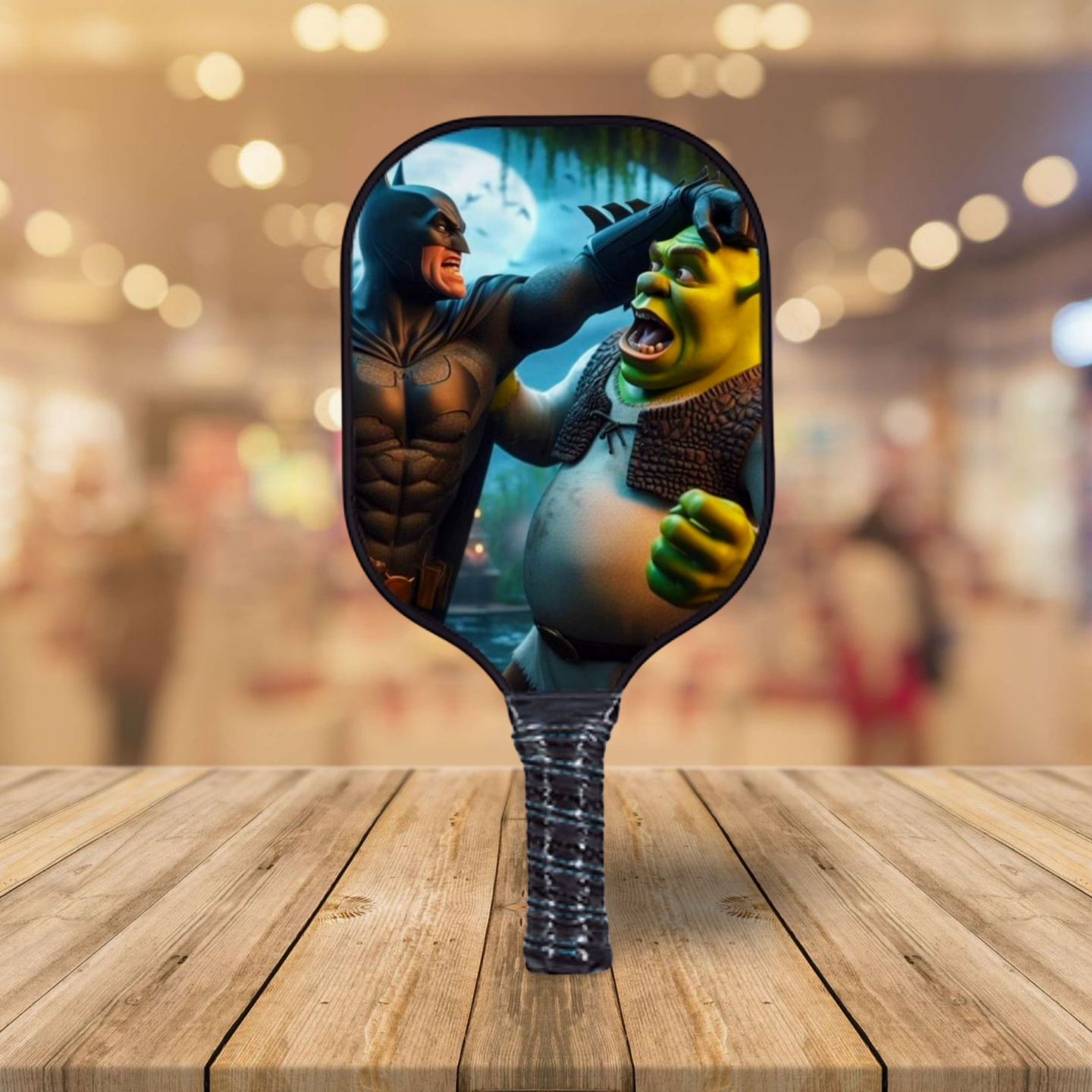 Shrek VS Batman - Pickleball Paddle – The Mad Pickler