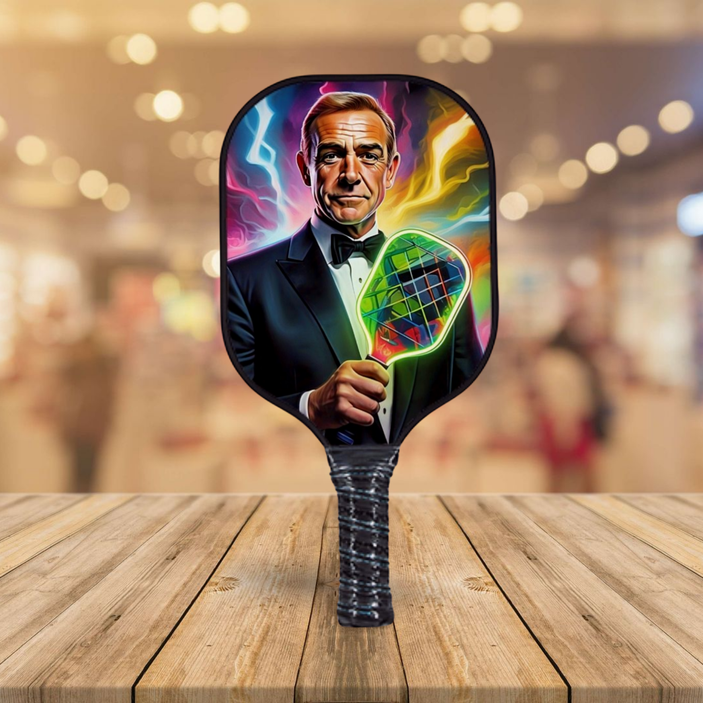 James Bond - Sean Connery - Pickleball Paddle – The Mad Pickler