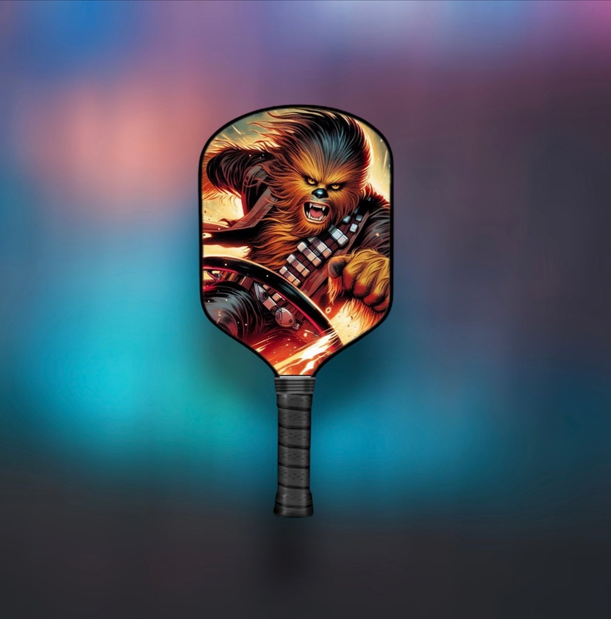 Chewbacca - Star Wars Animated - Pickleball Paddle – The Mad Pickler