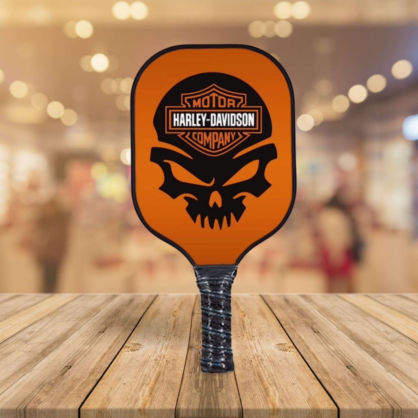 Harley Davidson - Iconic Skull - Pickleball Paddle – The Mad Pickler