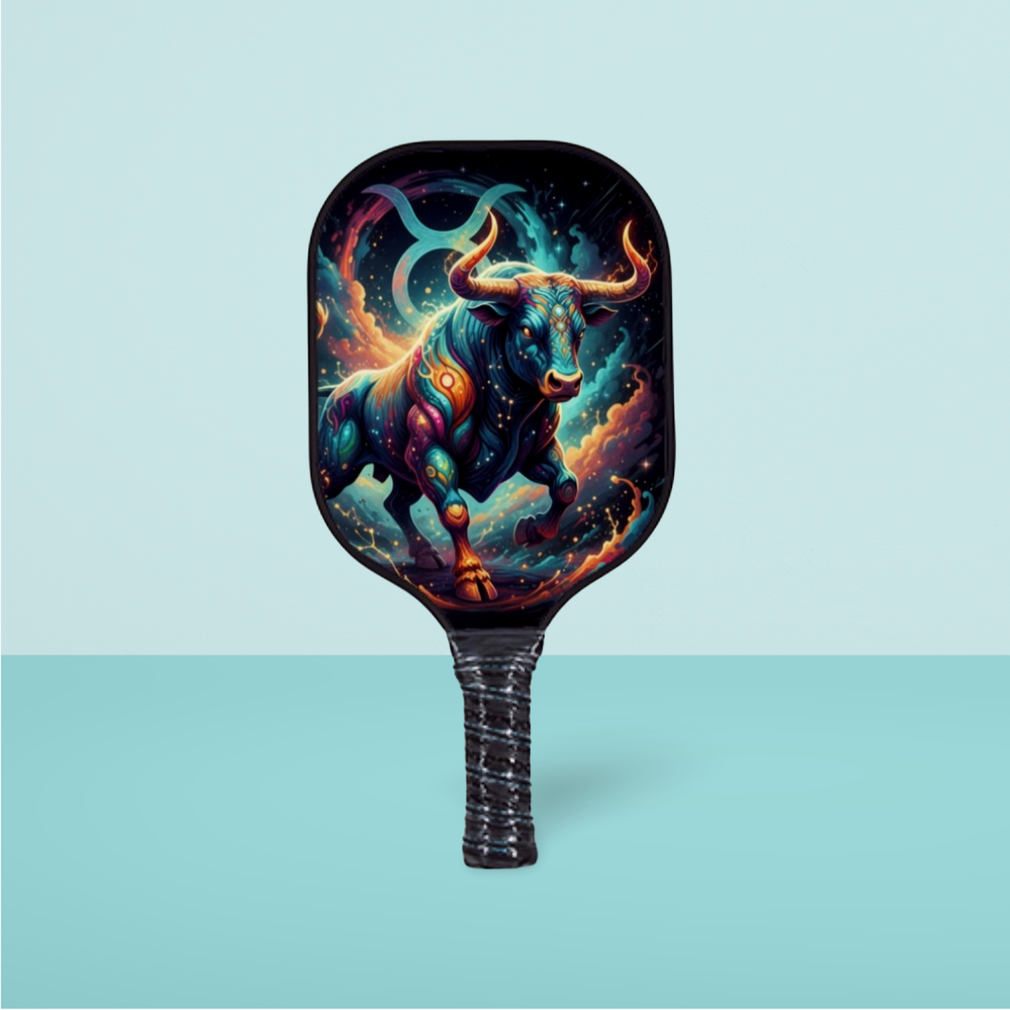 Taurus The Bull - Western Zodiac - Pickleball Paddle – The Mad Pickler