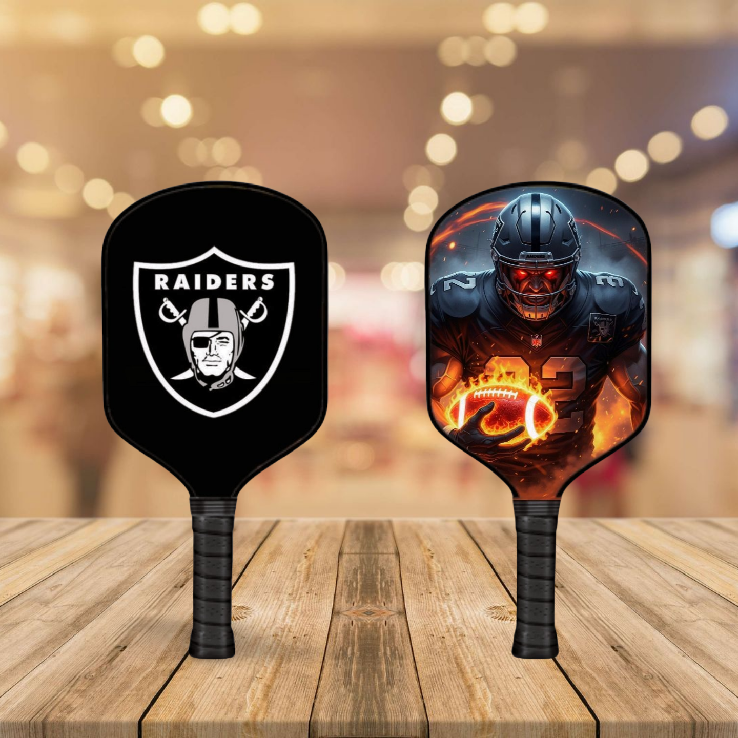 Las Vegas Raiders #3 - NFL - Pickleball Paddle – The Mad Pickler