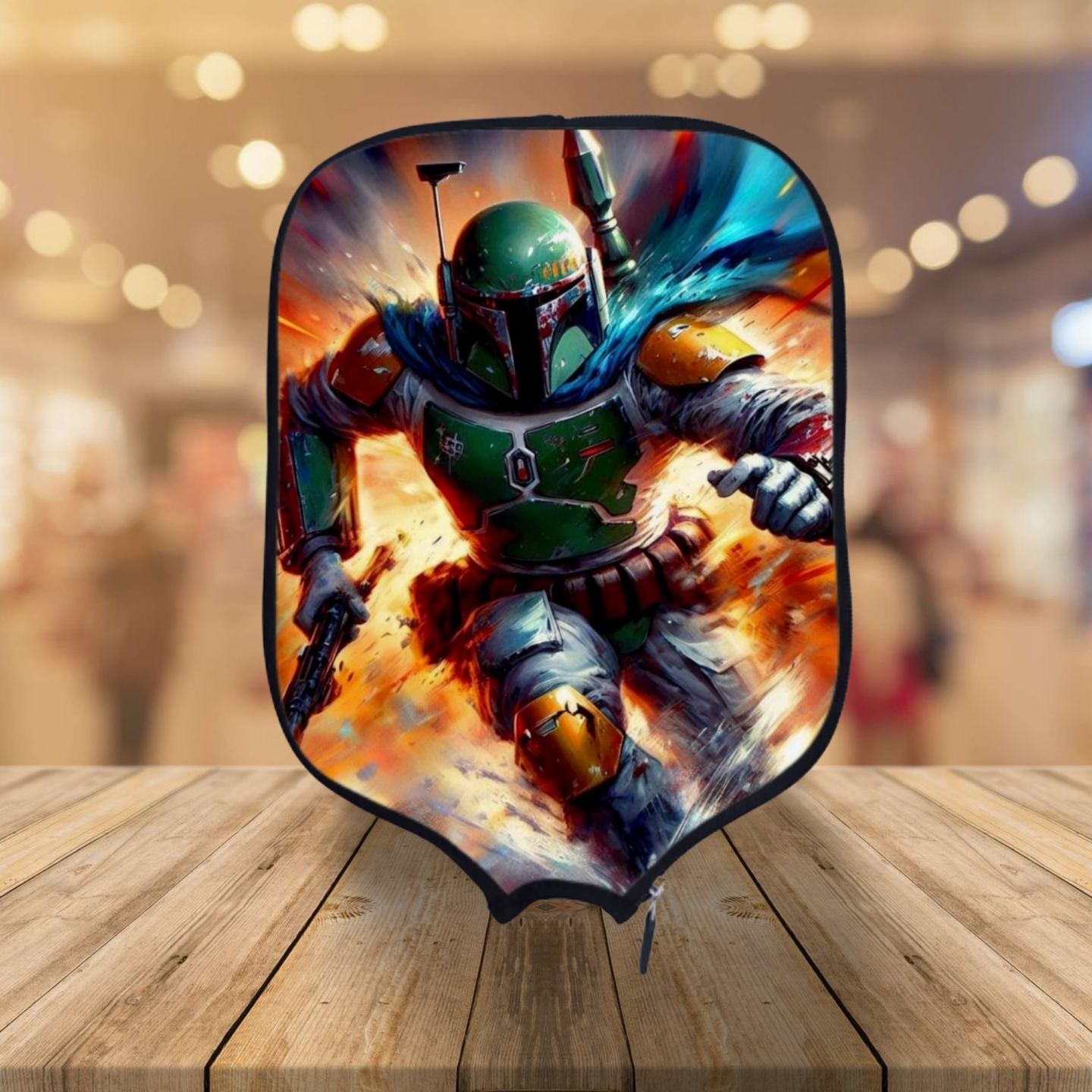 Boba Fett - Animated - Pickleball Paddle Cover – The Mad Pickler