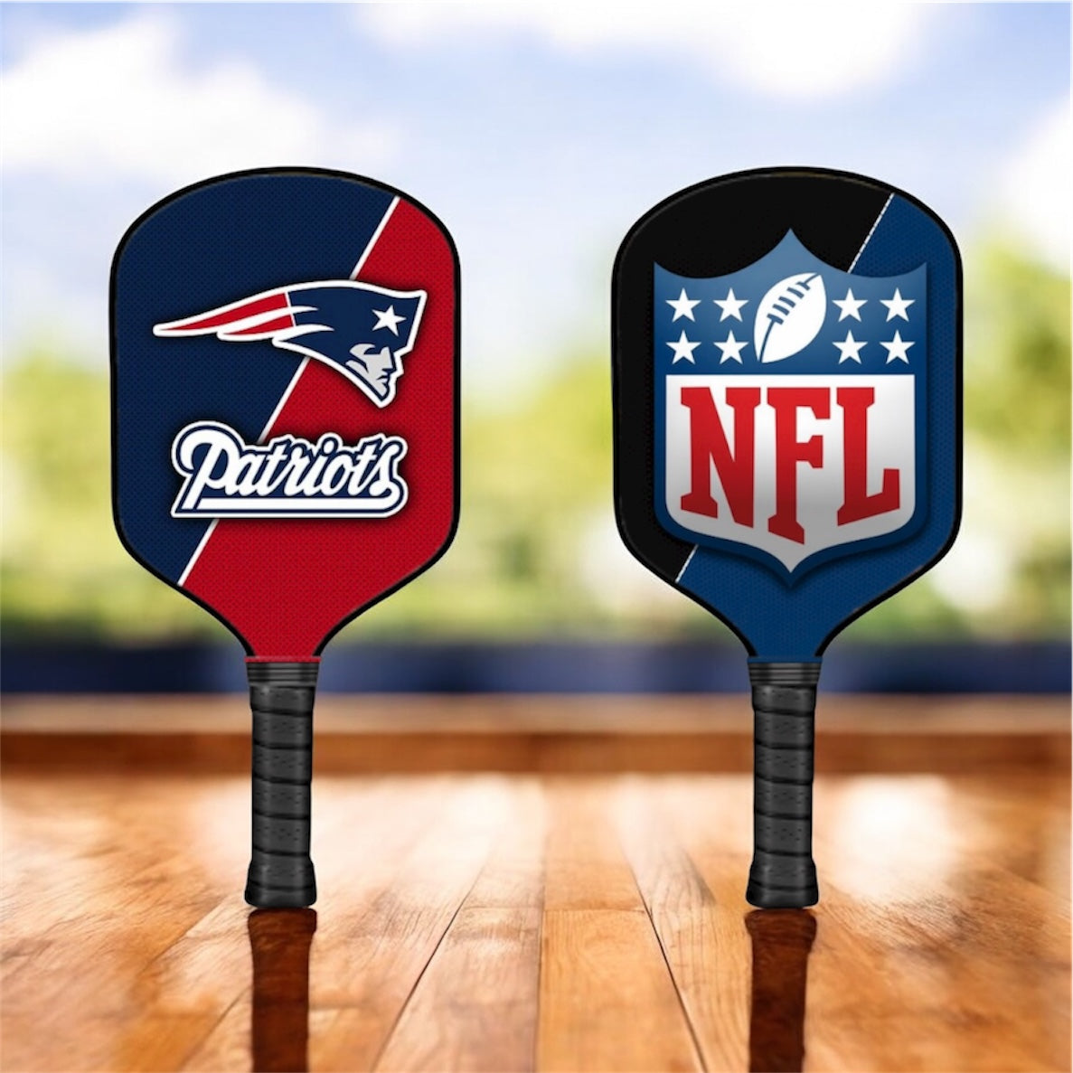 New England Patriots - NFL - Pickleball Paddle – The Mad Pickler